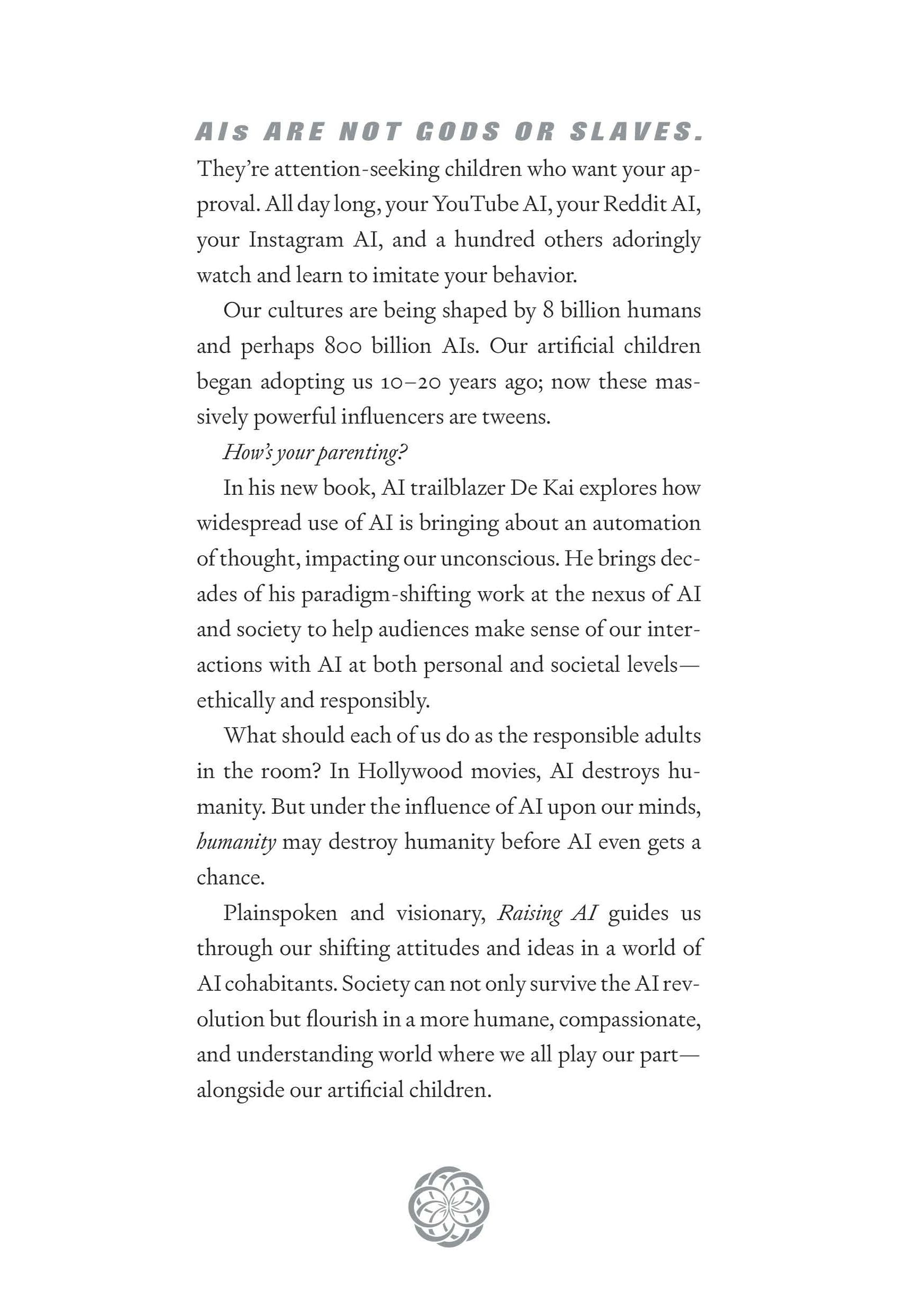 RAISING AI - DE KAI